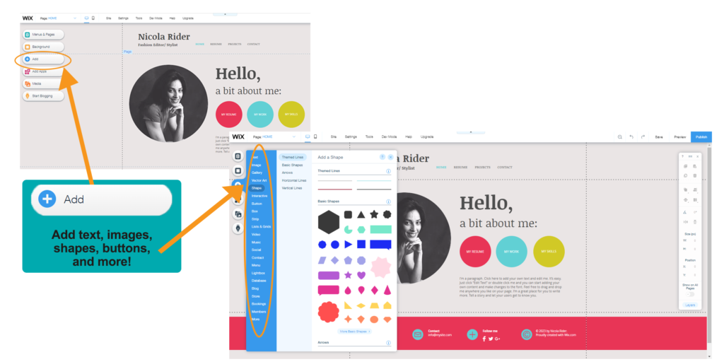 How to Create and Build Your Personal Wix Website | Remote.co